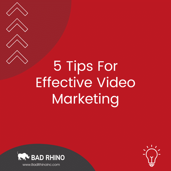 Video Content Tips In 2023 | Bad Rhino